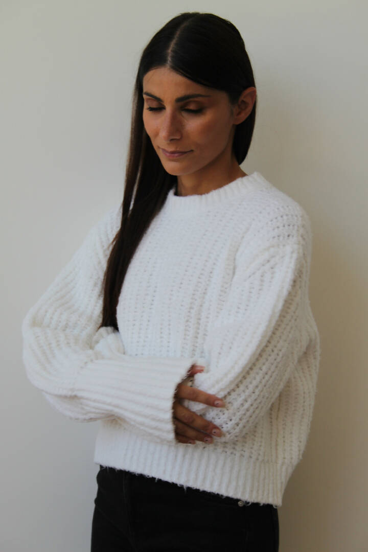 Bio Moon Jumper - White – The Sustainable Marketplace